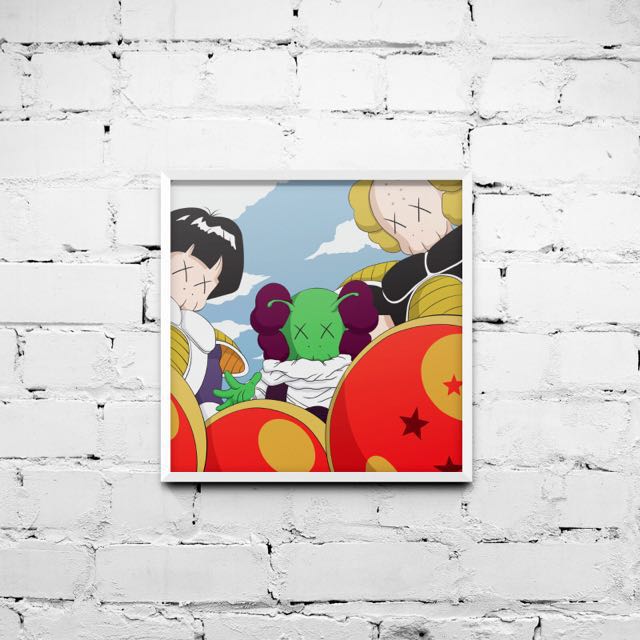 KAWS "Dragon Ball Z" Poster, Furniture & Home Living, Home Decor, Other ...