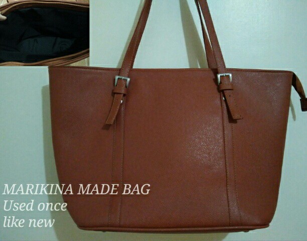 Marikina made bag tan, Women's Fashion, Bags & Wallets, Cross-body Bags ...