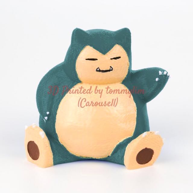 3d Printed Snorlax, Hobbies & Toys, Collectibles & Memorabilia ...