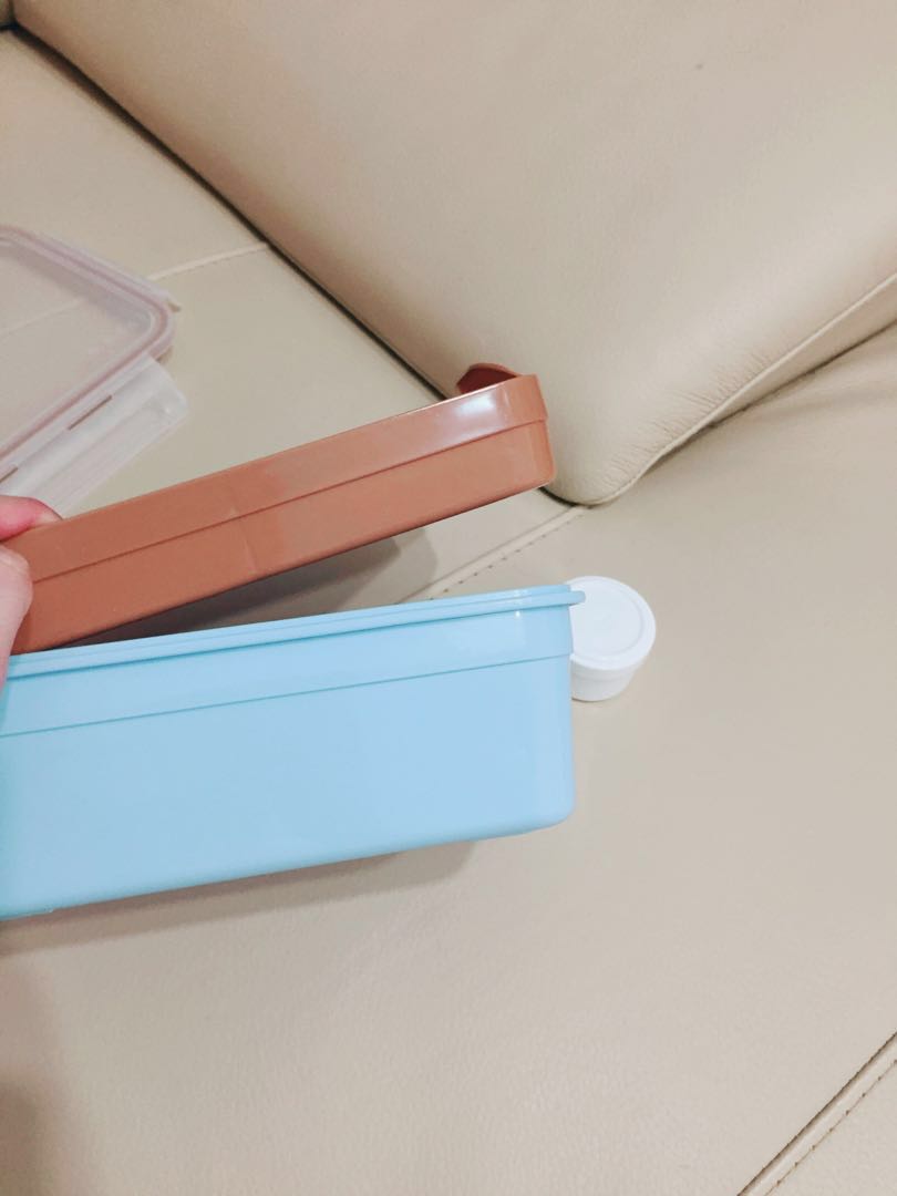 Authentic CLIP & PAC Large 2 Tier Air Tight Container / Bento Box ...