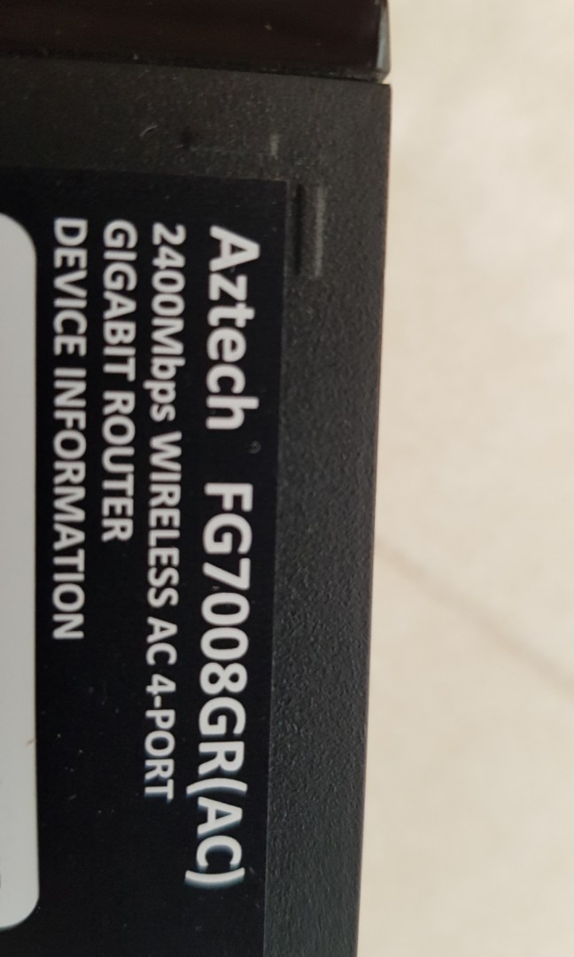 Aztech Wireess router 2400Mbps, Computers & Tech, Parts & Accessories ...