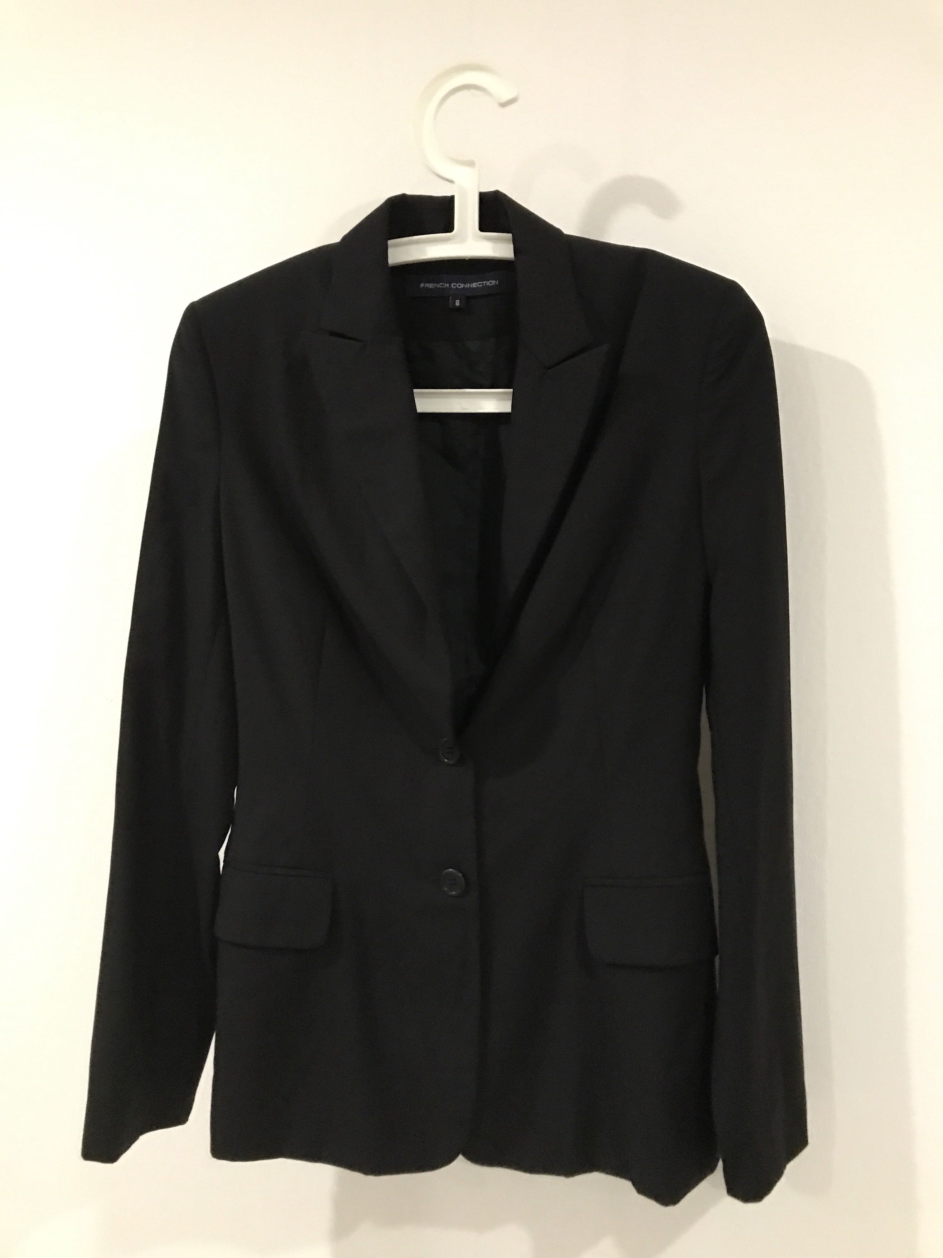 Black jacket from French connection, Women's Fashion, Dresses & Sets ...
