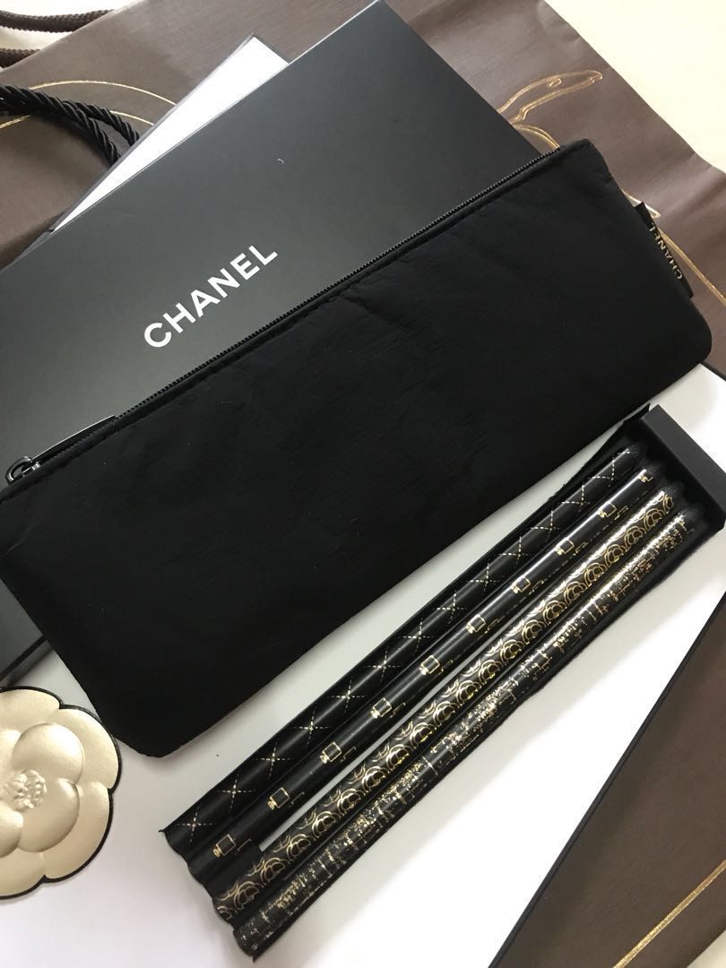 Chanel Pen pouch/ case, Luxury, Accessories on Carousell
