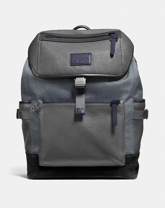 Coach Manhattan Backpack (Grey), Men's Fashion, Bags, Backpacks on ...