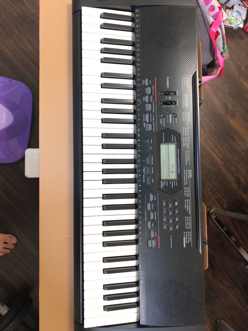 Electronic Keyboard Casio CTK-3000, Hobbies & Toys, Music & Media ...