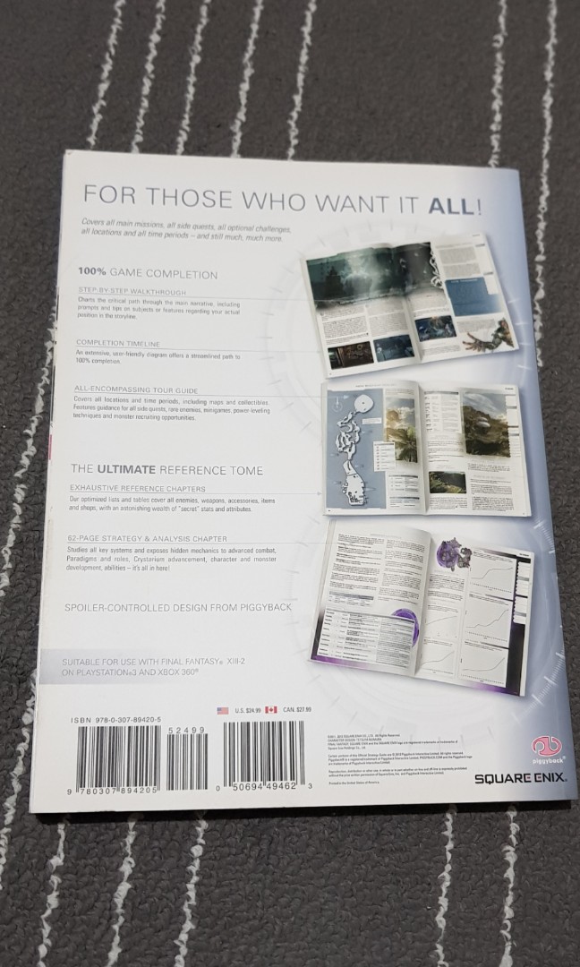 Final Fantasy official guide, Video Gaming, Video Game Consoles, Others ...