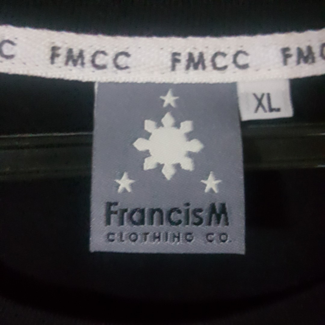 Francis M Clothing Black shirt with Orange design, Men's Fashion, Tops & Sets, Formal Shirts on ...