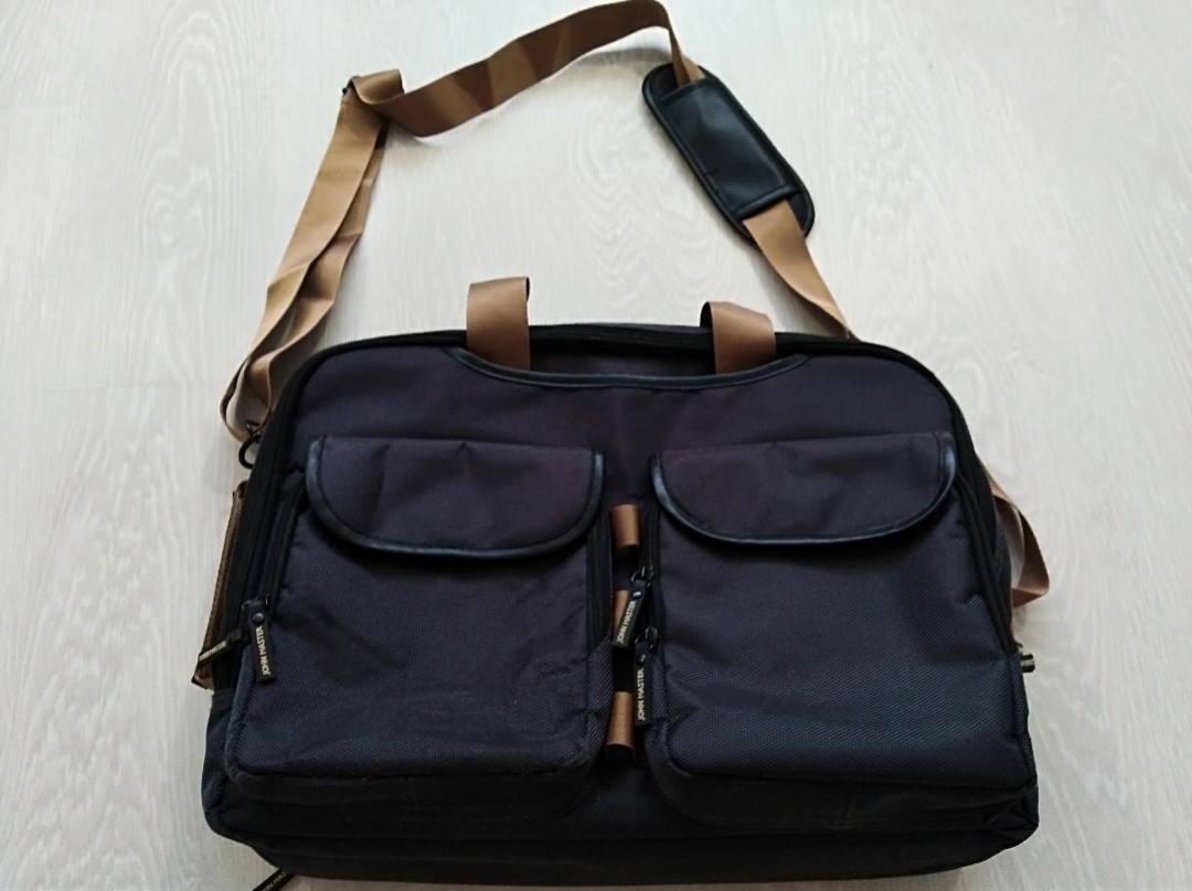 John Master Office Bag ( 3 Types Use), Men's Fashion, Bags, Belt bags ...