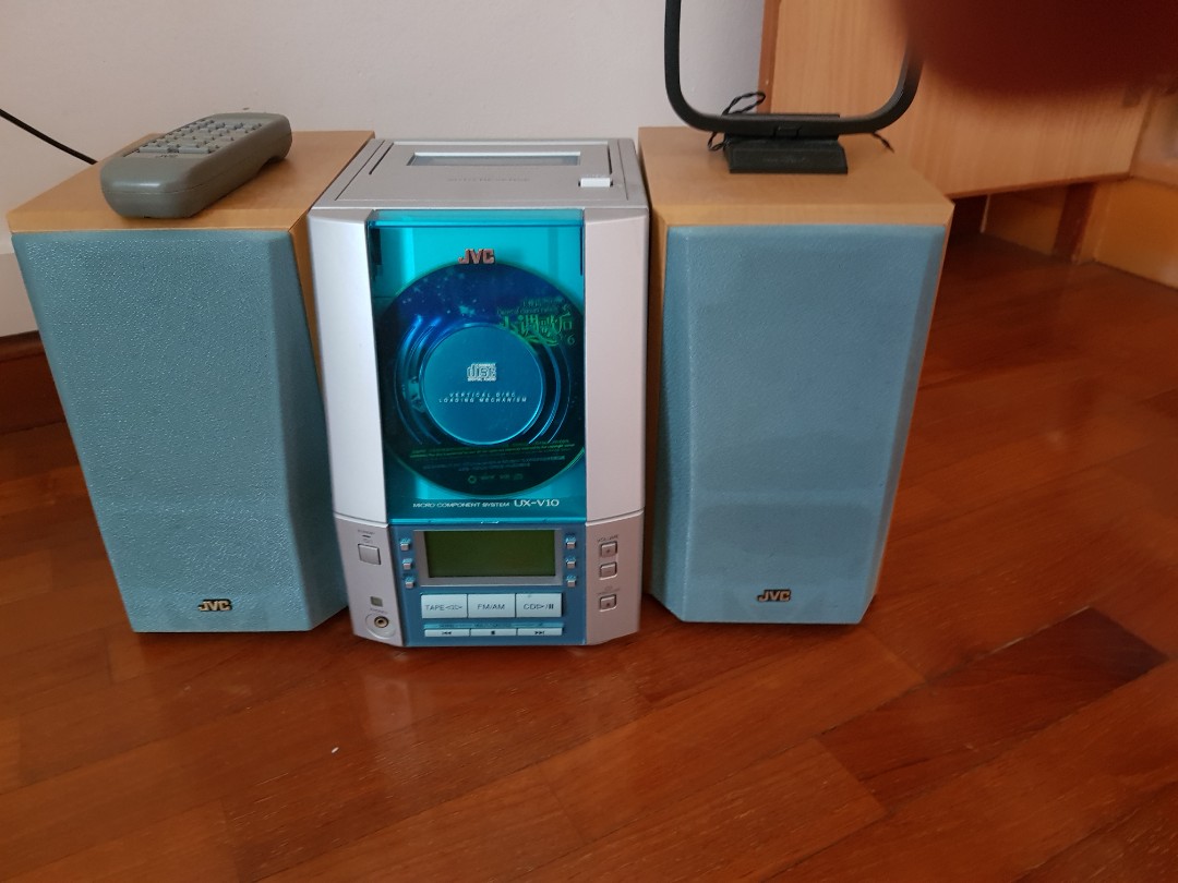 JVC mini sound system cd player, Audio, Portable Music Players on Carousell