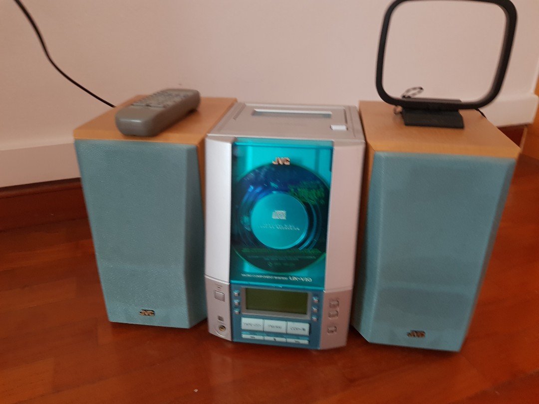 JVC mini sound system cd player, Audio, Portable Music Players on Carousell