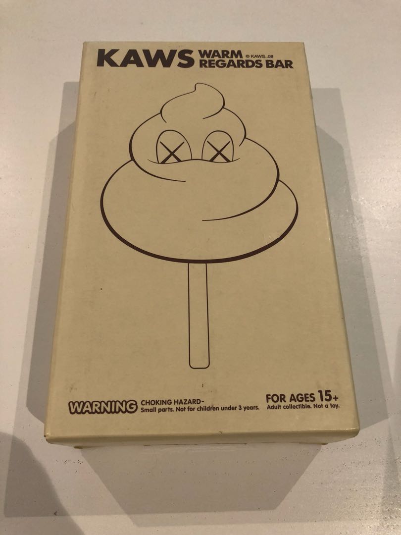 Kaws original fake ‘warm regards’ (vanilla white) 2008 ice cream bar ...
