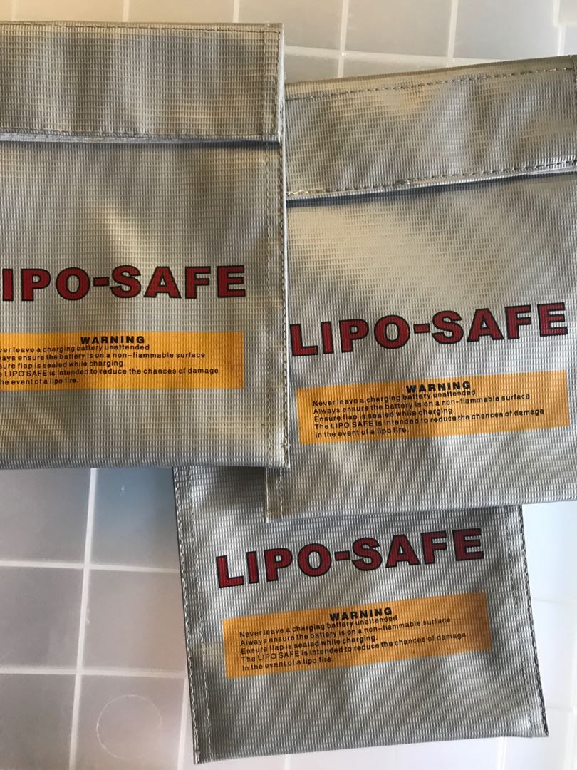 Lipo Battery Safe Charging Pouch, Mobile Phones & Gadgets, Mobile ...