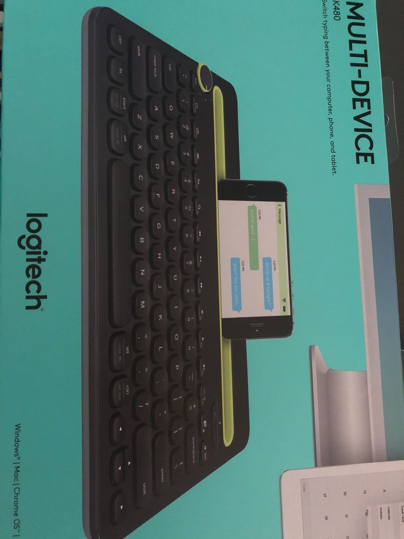 Logitech Bluetooth Keyboard K480 Computers And Tech Parts And Accessories Computer Keyboard On