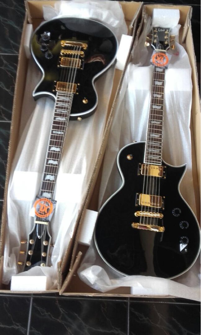 LTD EC-256 black beauty Hrd GOLD, Hobbies & Toys, Music & Media ...