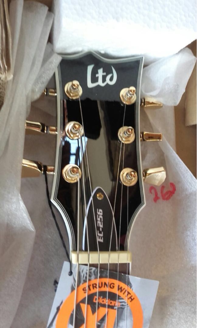 LTD EC-256 black beauty Hrd GOLD, Hobbies & Toys, Music & Media ...