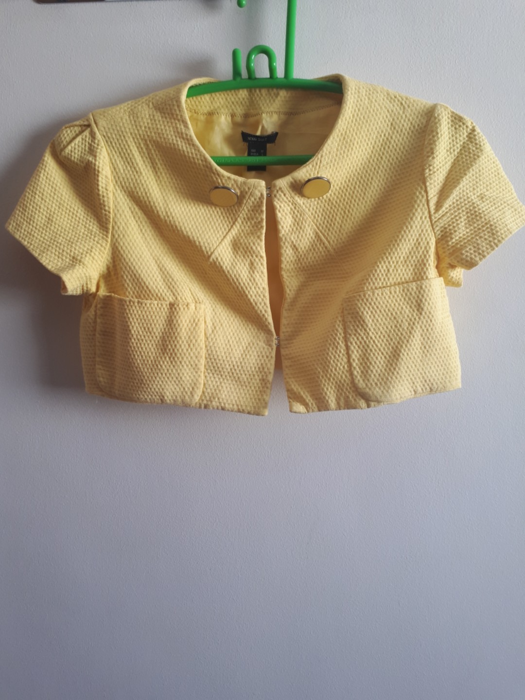 Mango Yellow Bolero, Women's Fashion, Dresses & Sets, Traditional ...