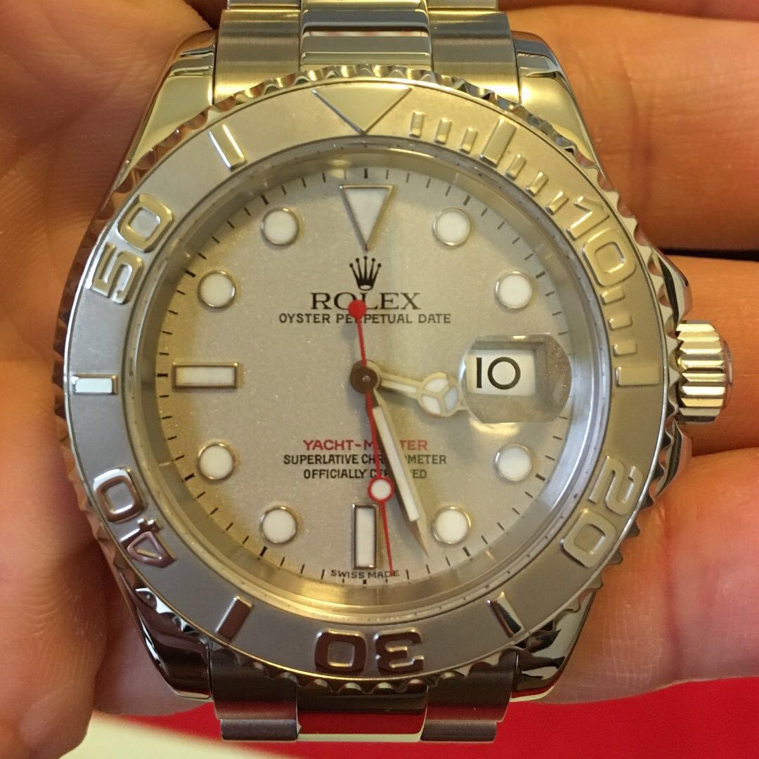 [NOT AVAILABLE] Rolex Yachtmaster 16622, platinum dial & bezel, 2004 ...