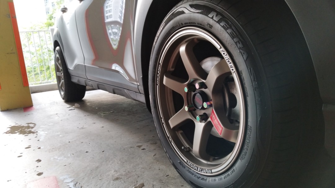 Replica Volk Racing TE37, Car Accessories, Tyres & Rims on Carousell