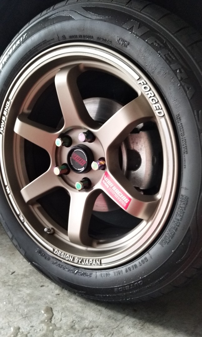 Replica Volk Racing TE37, Car Accessories, Tyres & Rims on Carousell