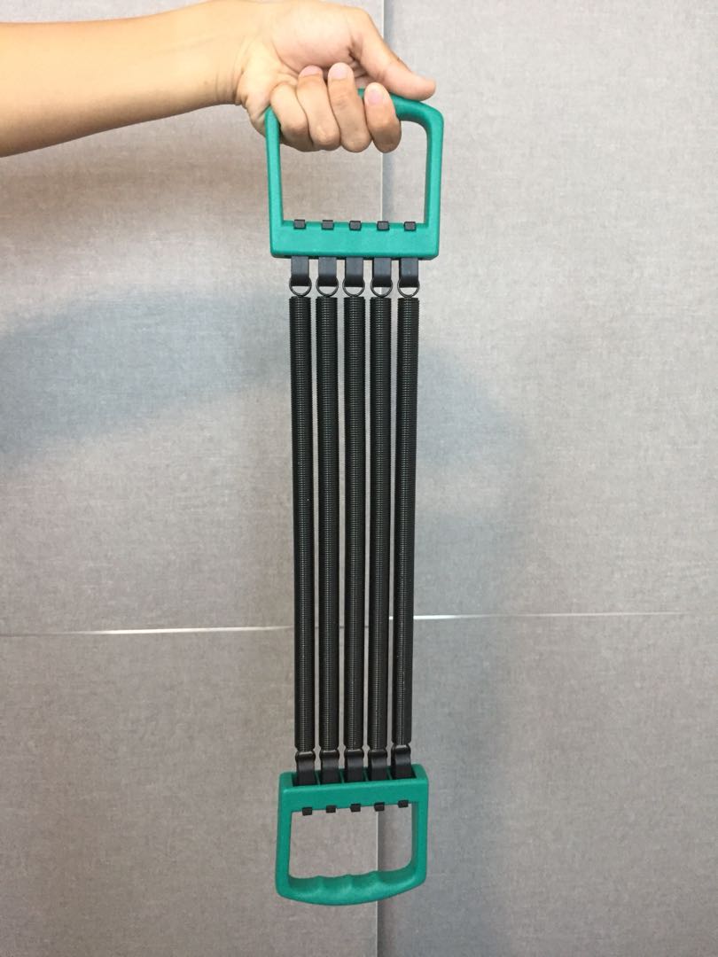 Spring chest expander, Sports Equipment, Exercise & Fitness, Toning ...