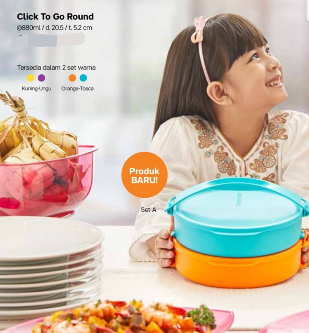 Tupperware Clink 2 Go Ournd, Furniture & Home Living, Kitchenware ...