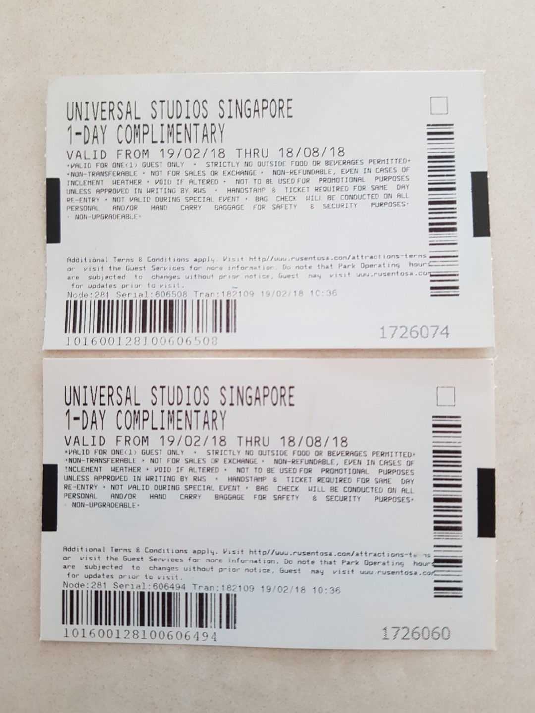 Universal Studio Tickets, Tickets & Vouchers, Event Tickets on Carousell