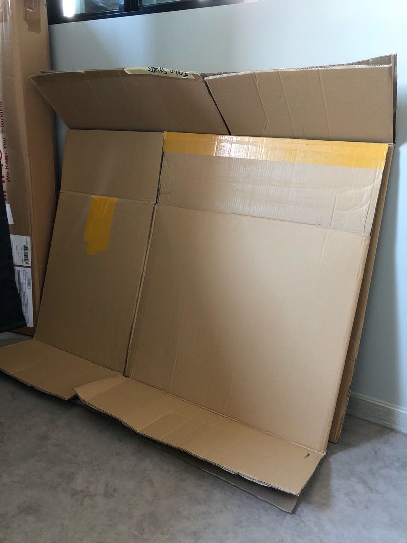Used carton boxes for moving, Furniture & Home Living, Home Improvement ...