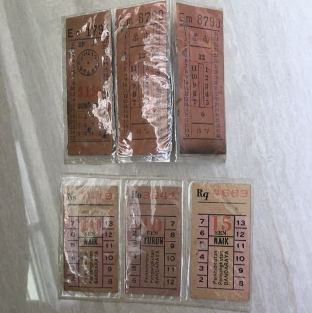 Vintage Bus Ticket, Hobbies & Toys, Memorabilia & Collectibles, Vintage ...
