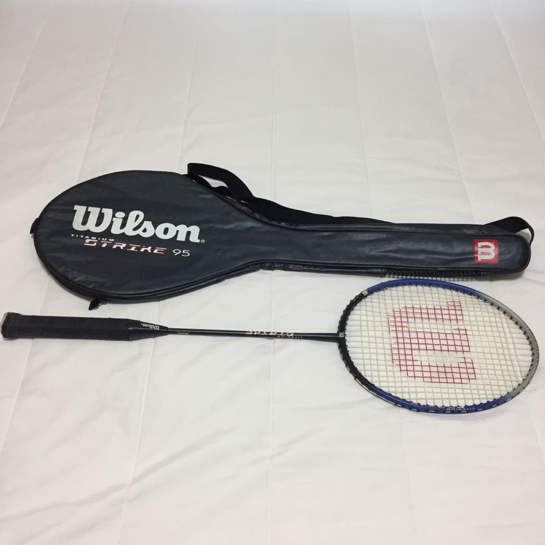 Wilson Badminton Racket, Sports Equipment, Sports & Games, Racket ...
