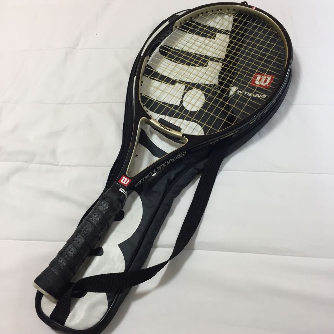 Wilson Tennis racket, Sports Equipment, Sports & Games, Racket & Ball ...