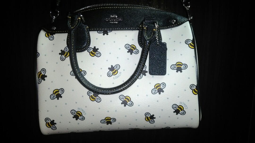 Authentic coach bumble bee boston bag, Women's Fashion, Bags & Wallets ...