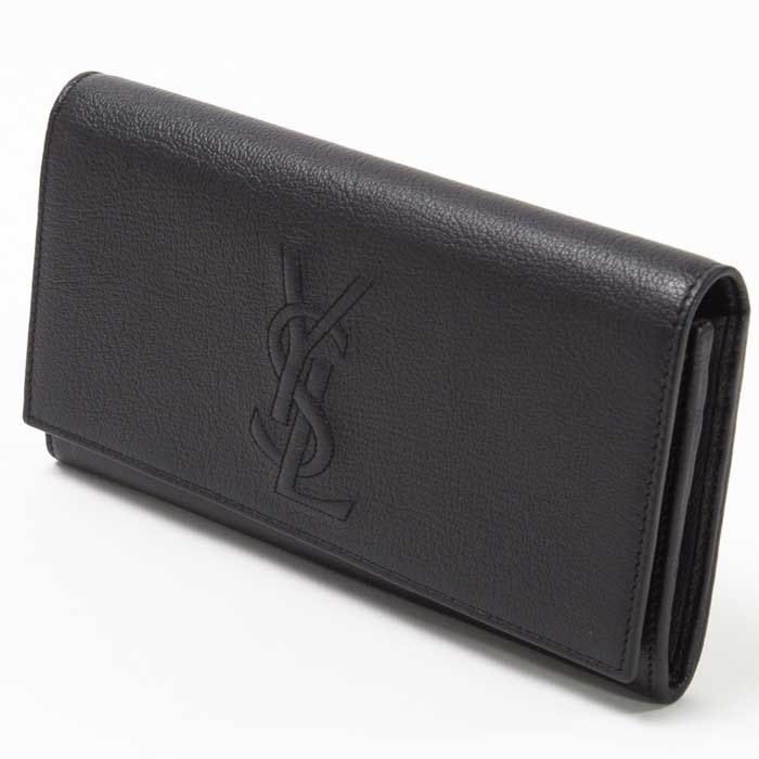 [Authentic] YSL Long Snap Wallet Classic, Luxury, Bags & Wallets on ...