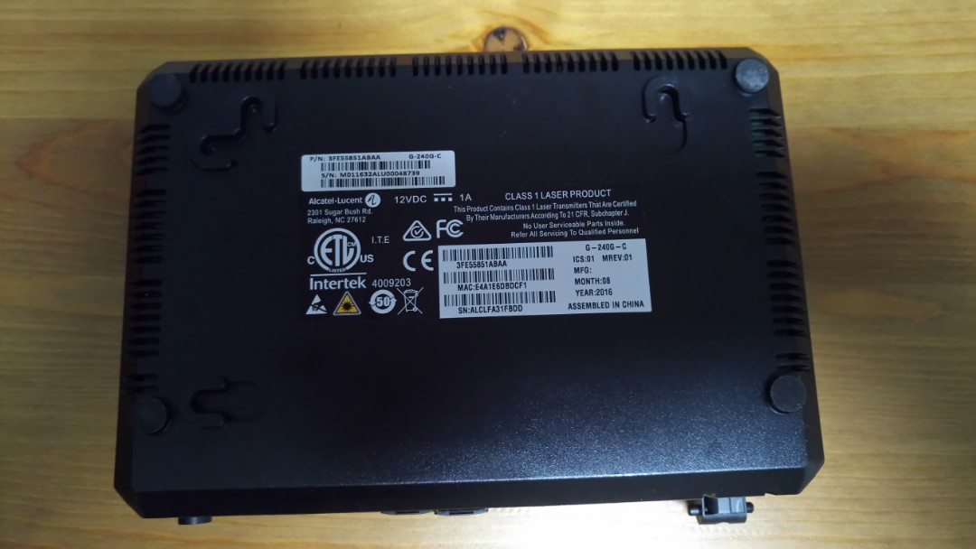 Aztech wireless modem and optical network terminal, Computers & Tech ...