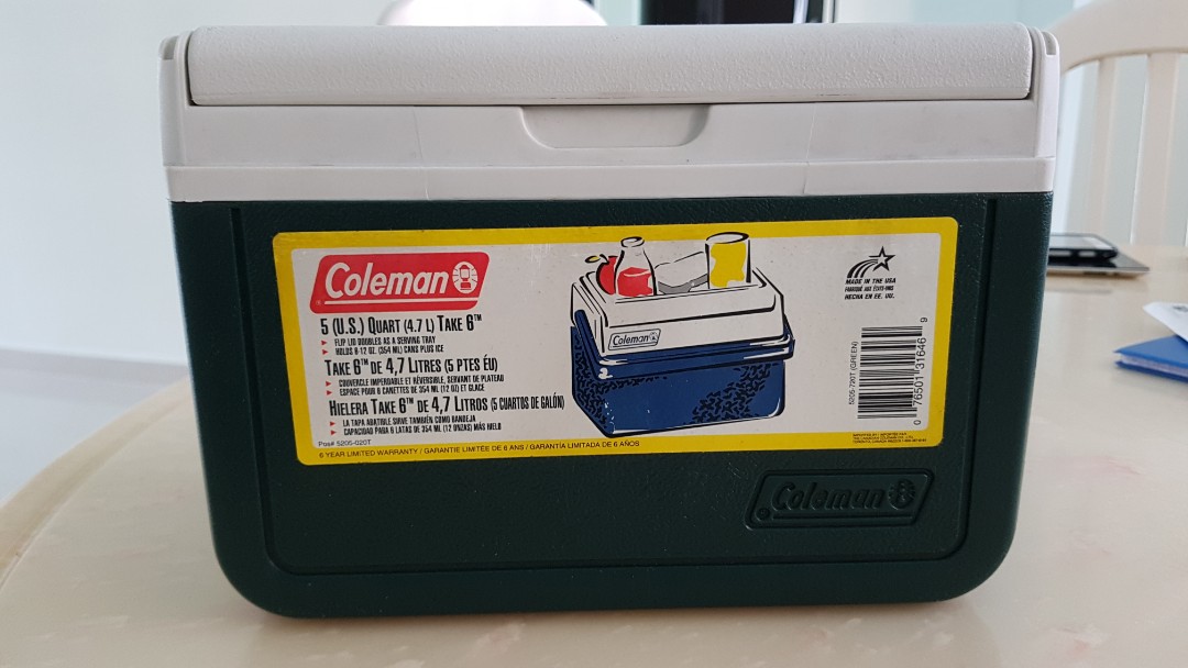 Coleman Portable Picnic Ice Box, Furniture & Home Living, Kitchenware ...
