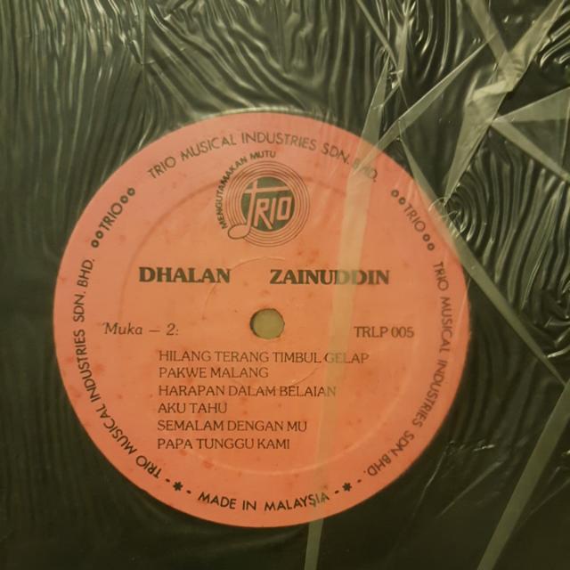 LP Dhalan Zainuddin Vinyl Record / Piring Hitam, Hobbies & Toys ...