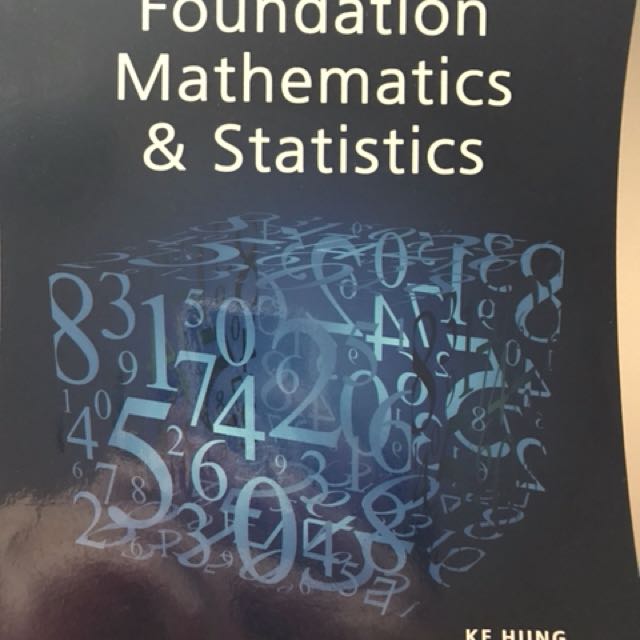 Foundation Mathematics & Statistics, 興趣及遊戲, 書本 & 文具, 教科書 - Carousell