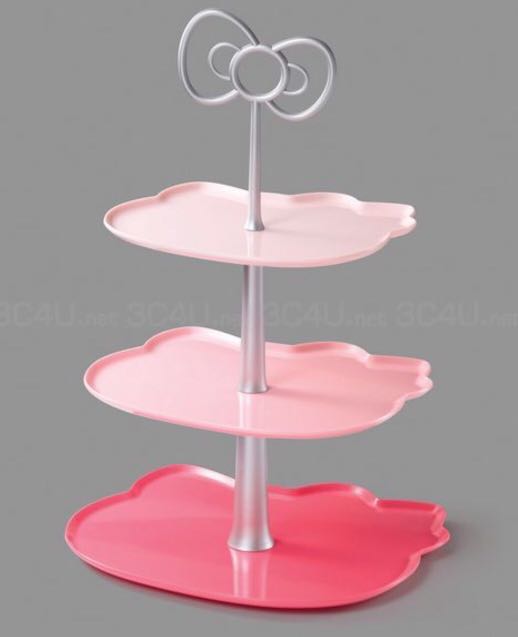 hello kitty cake stand , 傢俬＆家居, 廚具和餐具, 食物整理及儲存 - Carousell
