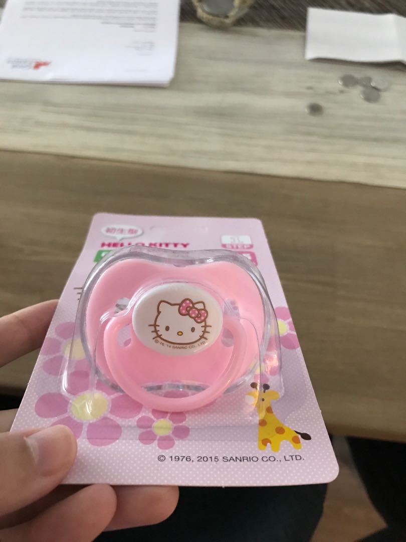 Hello kitty pacifier, Babies & Kids, Nursing & Feeding, Weaning ...