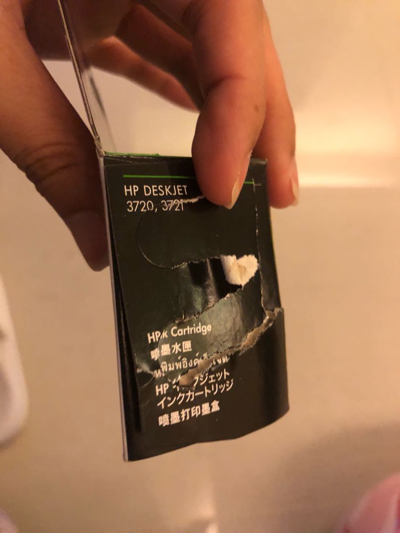 Hp Black Ink Cartridge Computers Tech Printers Scanners Copiers On Carousell