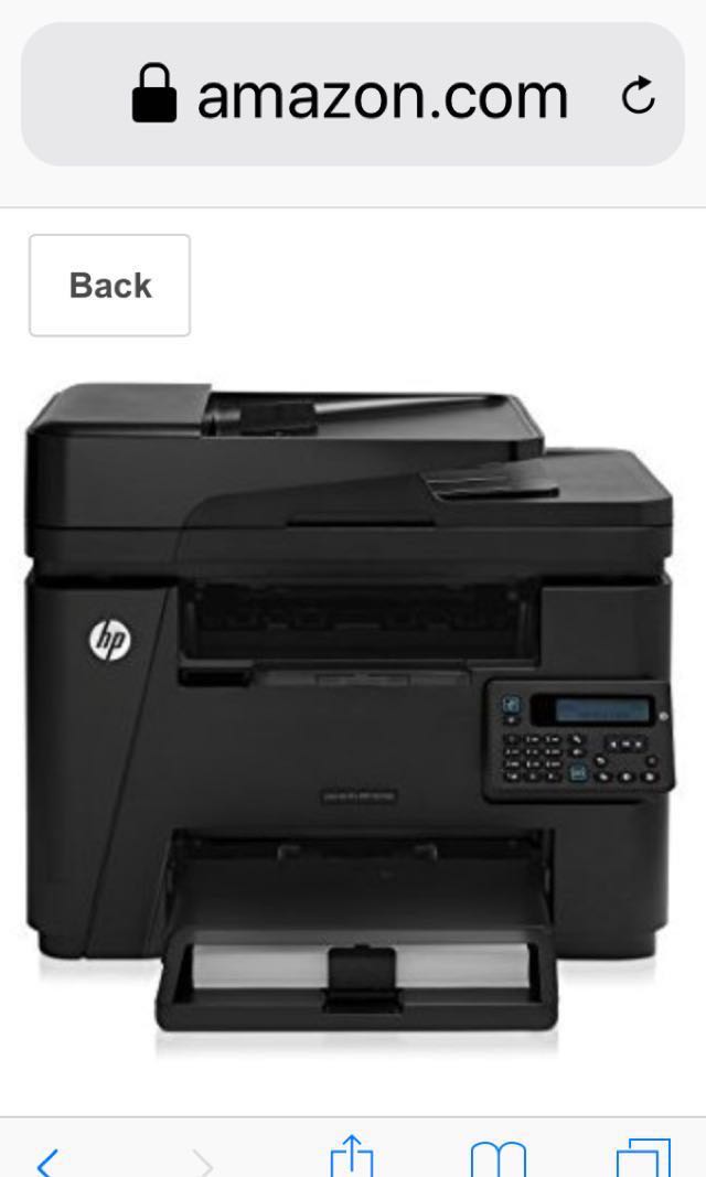 HP LaserJet Pro M225dn Printer with Scanner, Copier, Computers & Tech ...