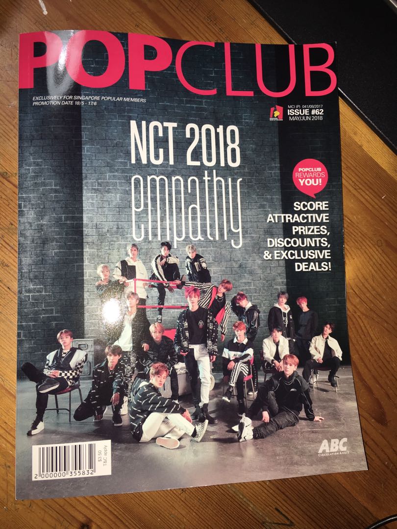 NCT popclub magazine, Hobbies & Toys, Memorabilia & Collectibles, K ...