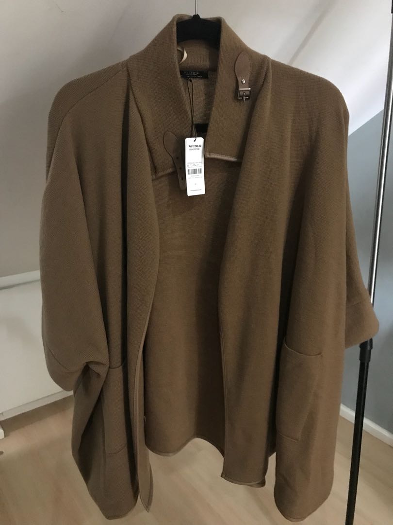 Parfois Brown Poncho, Women's Fashion, Dresses & Sets, Traditional ...