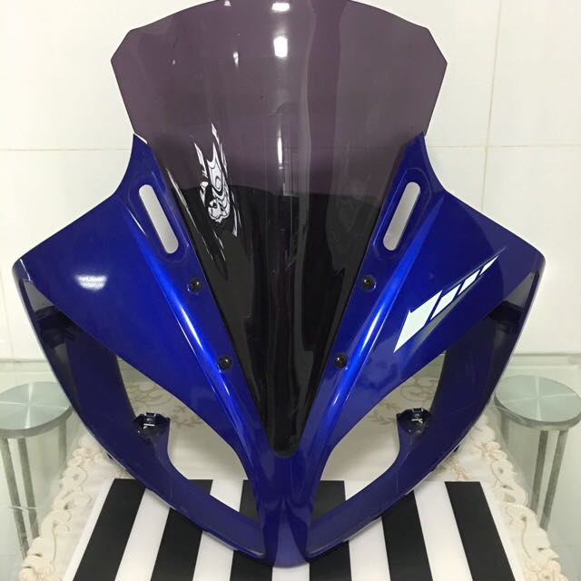 R15 V2 Mask, Motorcycles, Motorcycle Accessories on Carousell