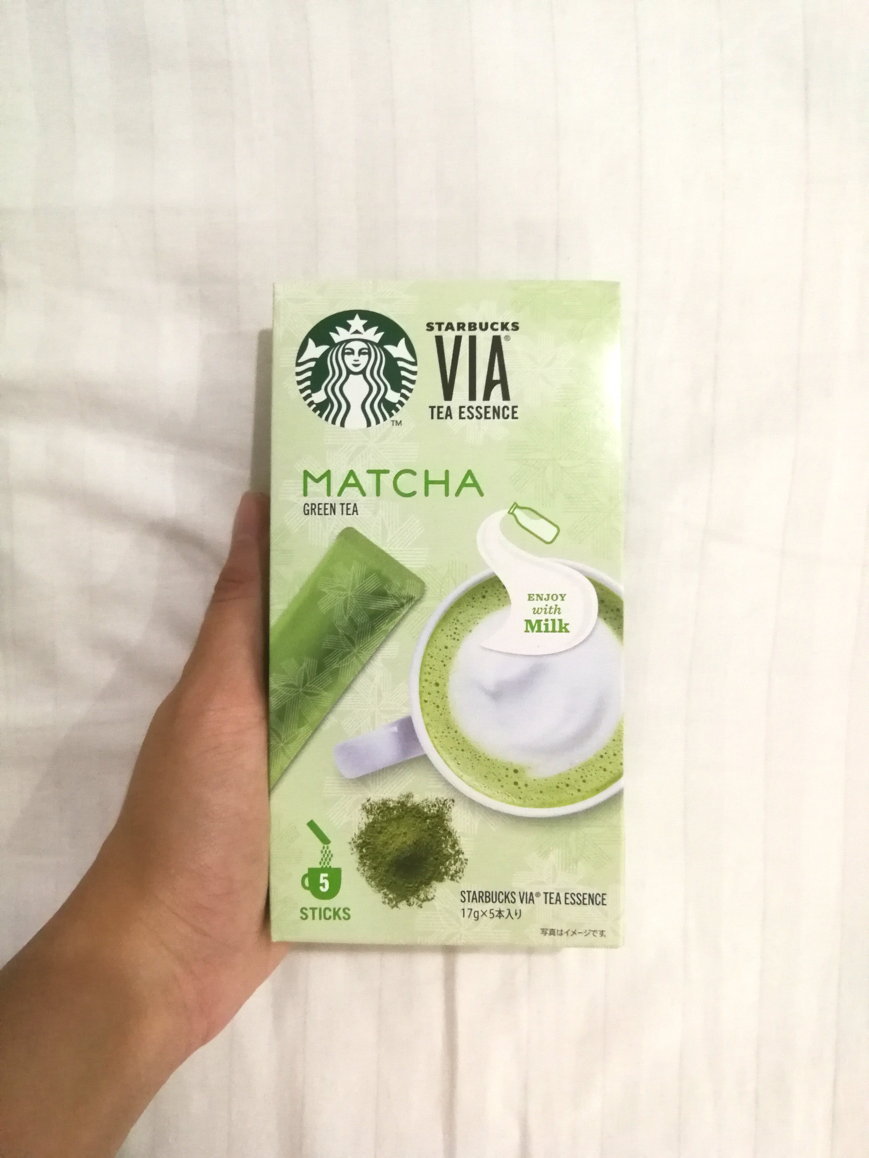 Starbucks Via Matcha Powder Tea Essence on Carousell