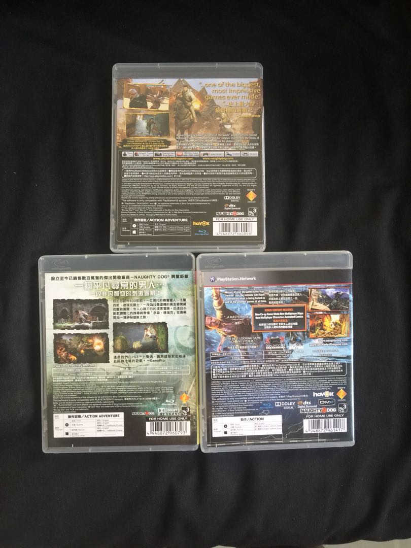 Unchartered 1(Sold), Unchartered 2, Unchartered 3(Sold), Video Gaming ...