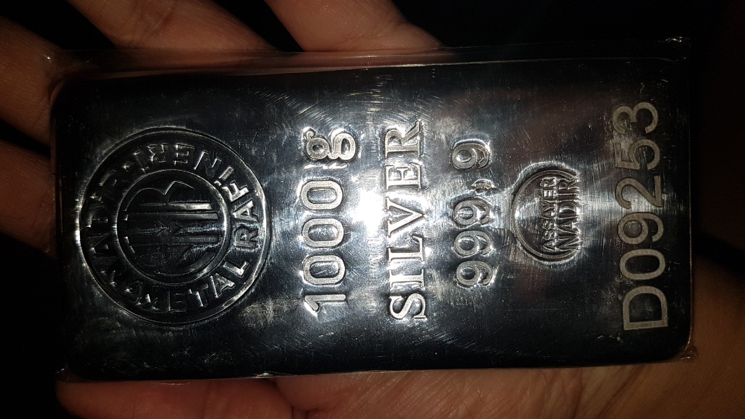 1kg Nadir Silver Bar, Hobbies & Toys, Memorabilia & Collectibles ...