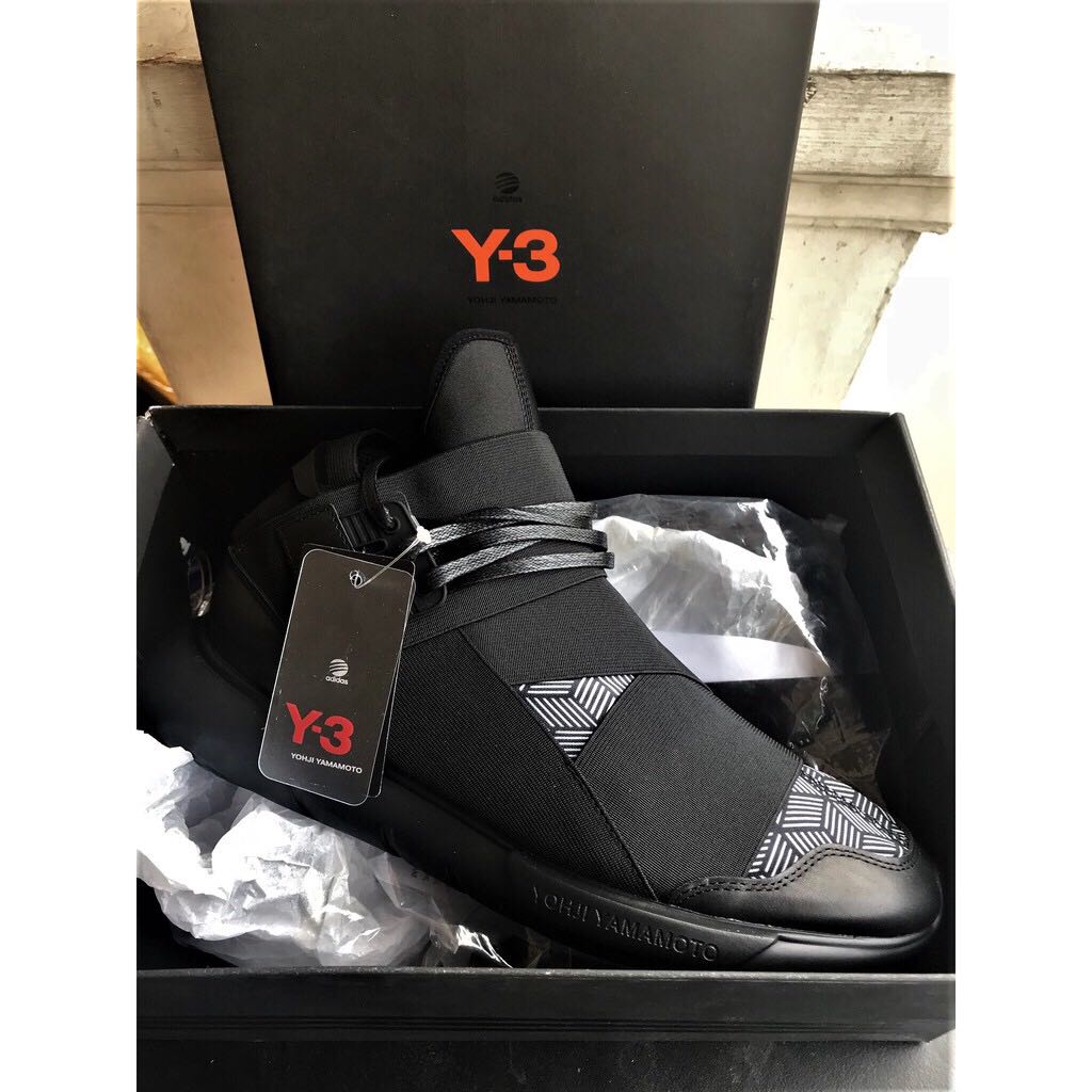 Adidas y3 qasa high yohiji yamamoto utility core black pk original ...