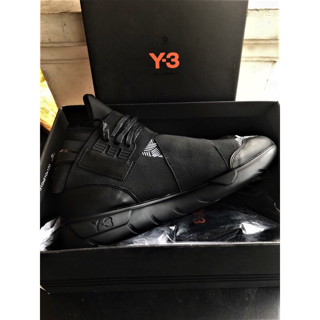 Adidas y3 qasa high yohiji yamamoto utility core black pk original ...