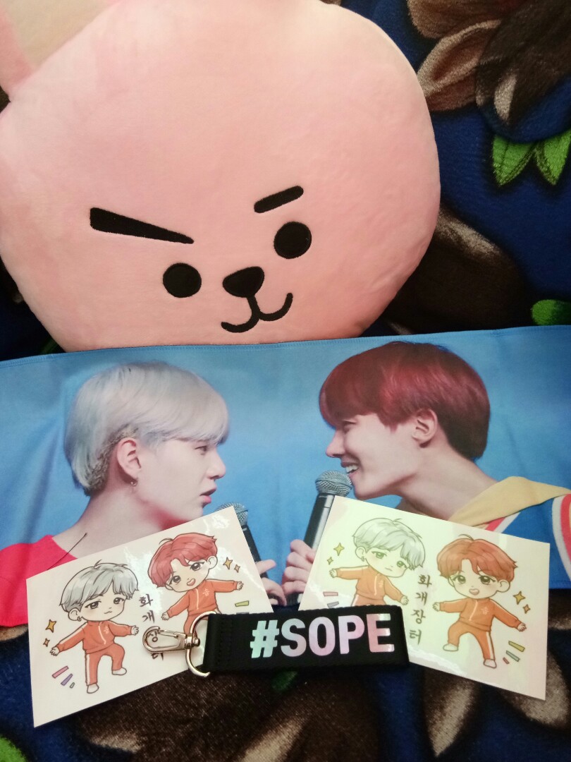 BTS SOPE (SUGA x J-HOPE) BANNER/SLOGAN SET, Hobbies & Toys, Memorabilia ...