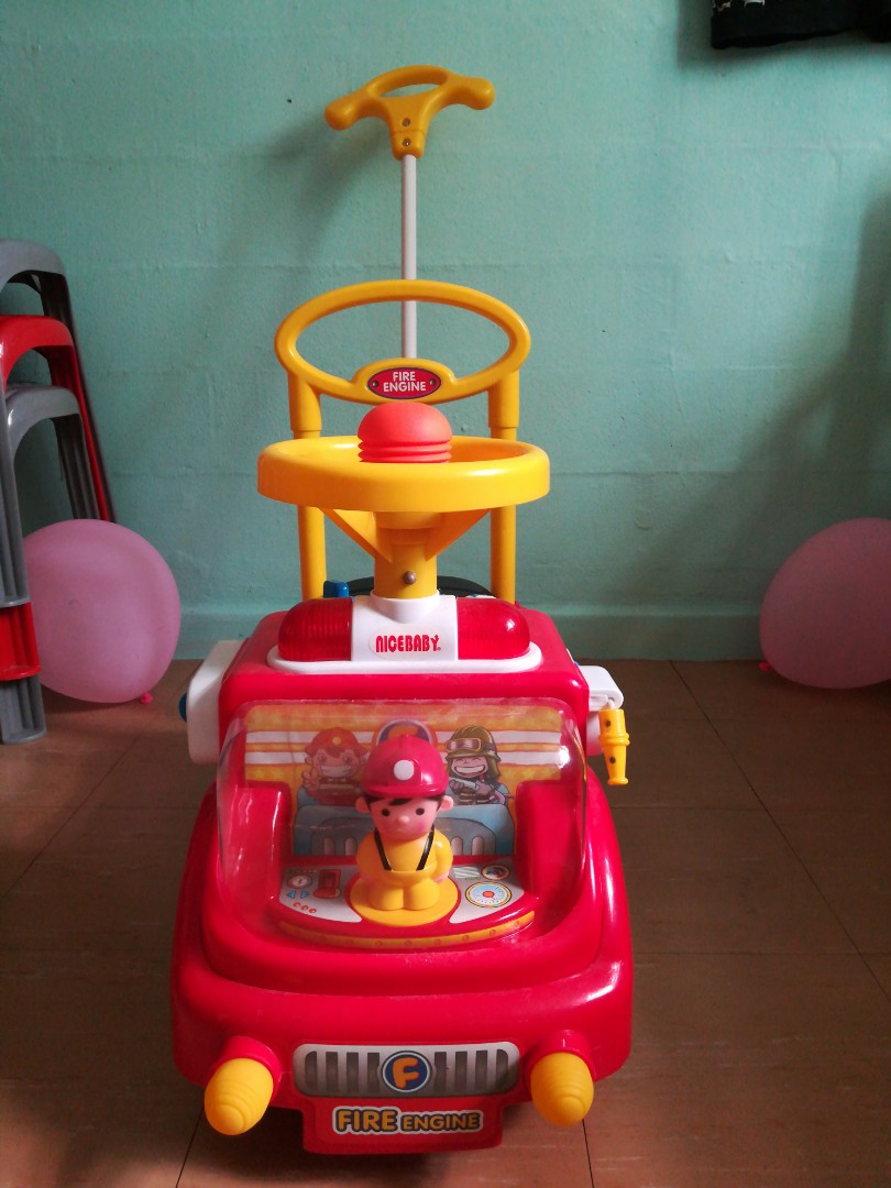 Fire engine musical car, Babies & Kids, Infant Playtime on Carousell